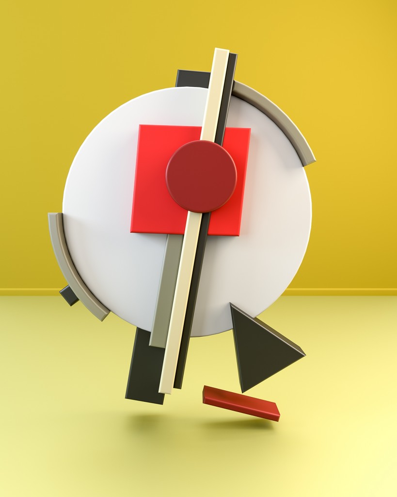 Ấn tượng với Project 3D Rendering & Digital Art theo phong cách Suprematism & Constructivism • RGB