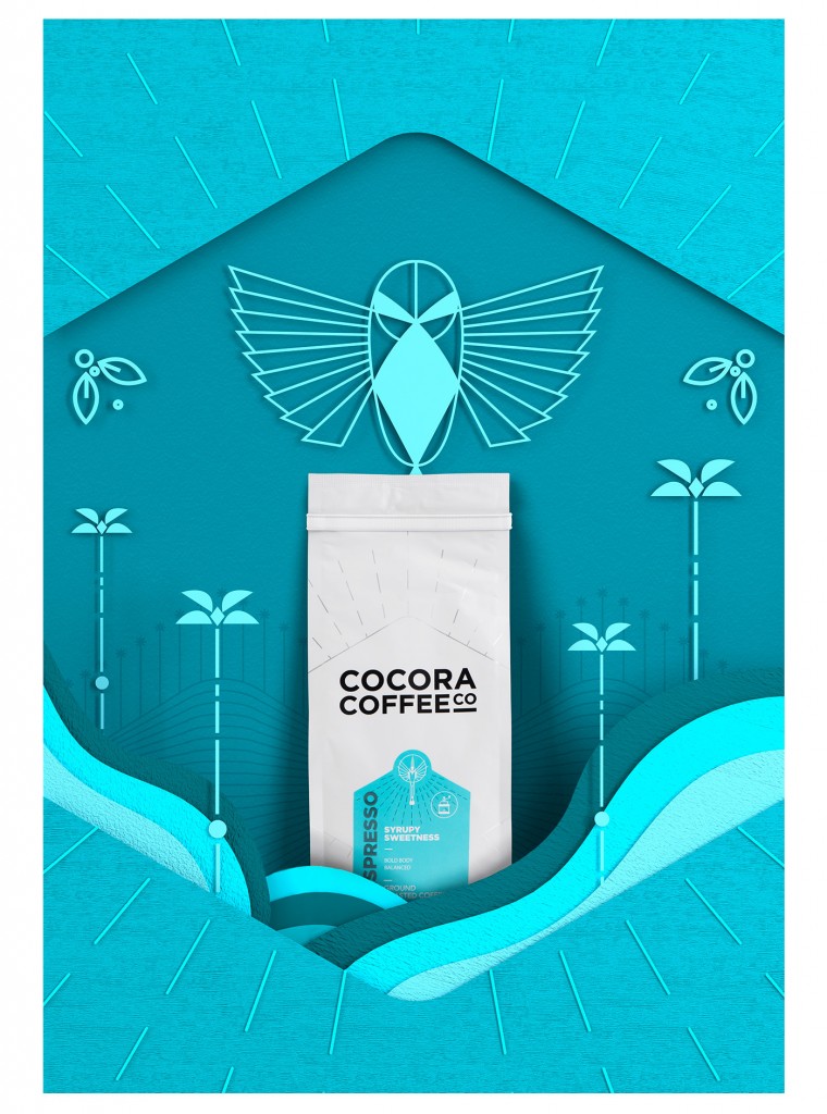Thiết kế nhận diện thương hiệu và bao bì của nhãn hàng Cocora Coffee • RGB