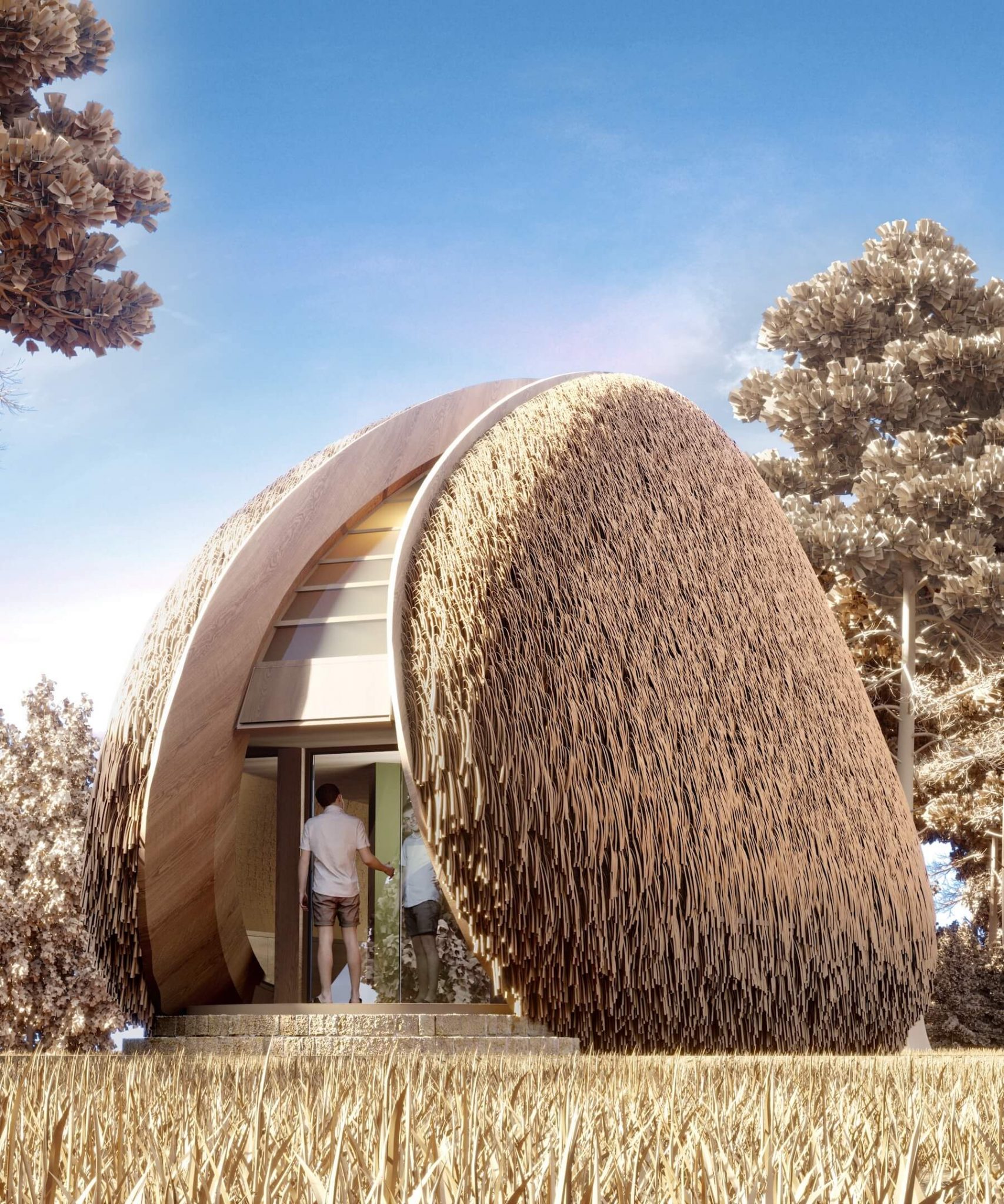 Shell House với thiết kế độc đáo lấy cảm hứng từ con sò ở Ukraine • RGB