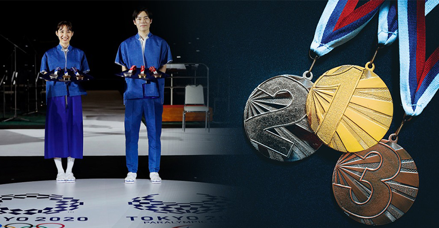 Bộ huy chương, bục trao giải và trang phục Olympic Tokyo 2020 có gì đặc ...