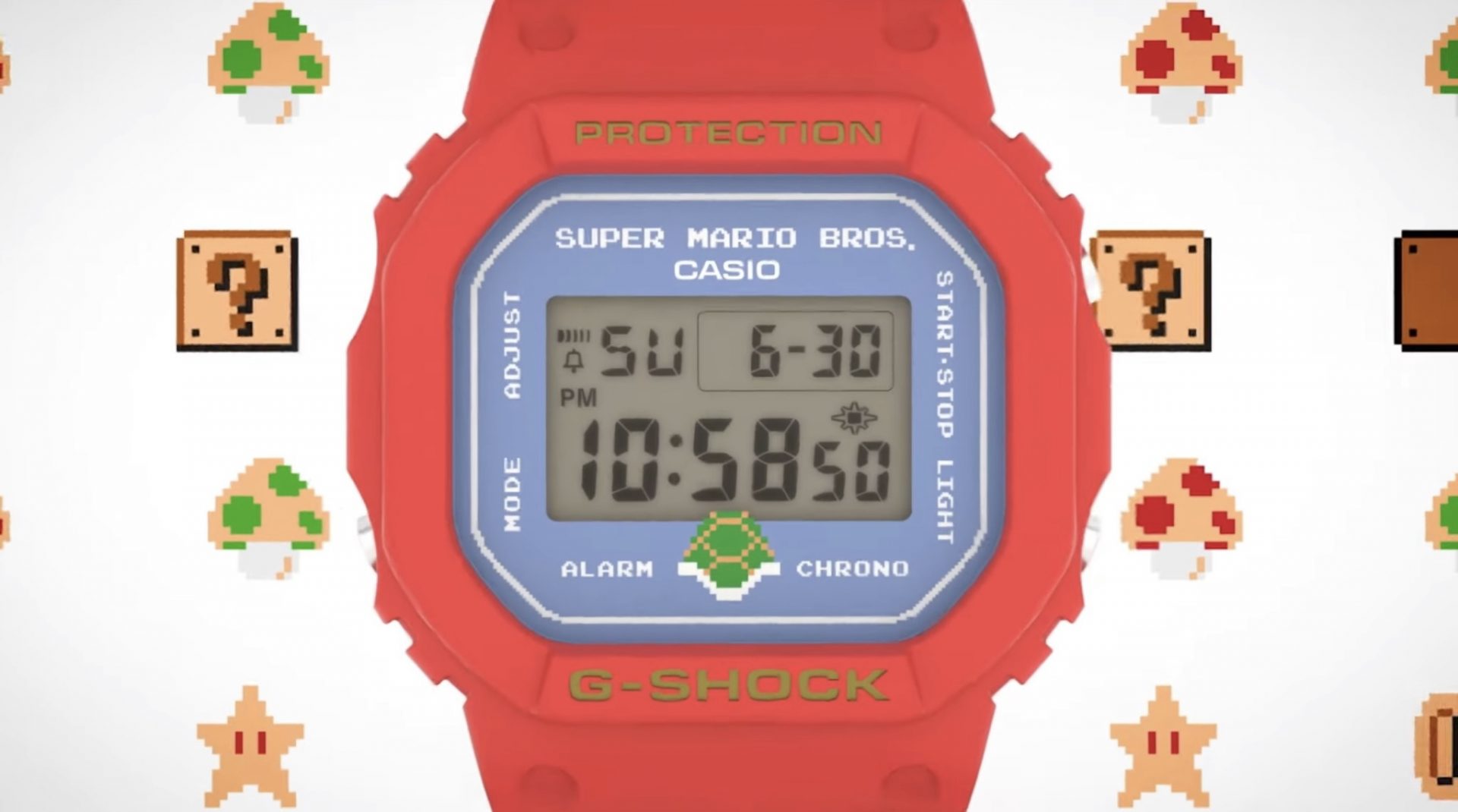 Casio ra mắt đồng hồ có thiết kế lấy cảm hứng từ trò chơi Super Mario ...