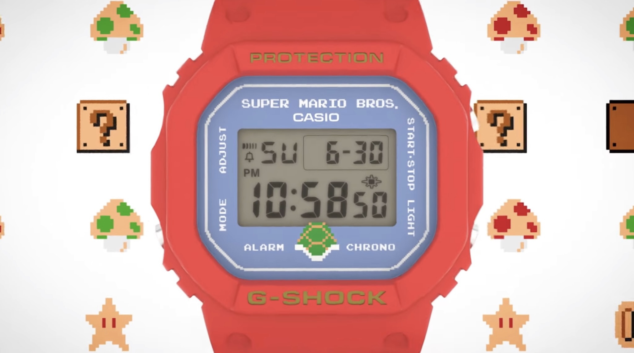 Casio ra mắt đồng hồ có thiết kế lấy cảm hứng từ trò chơi Super Mario ...