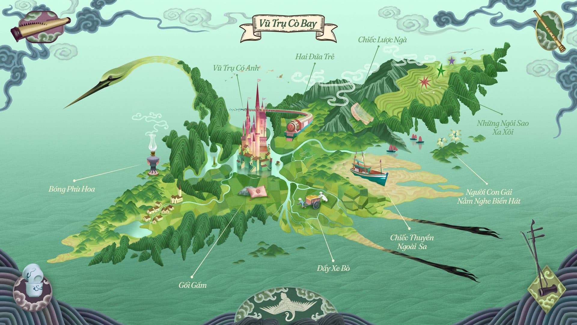 Nghe & ngắm Vũ Trụ Cò Bay đậm chất văn học Việt Nam của Phương Mỹ Chi ...