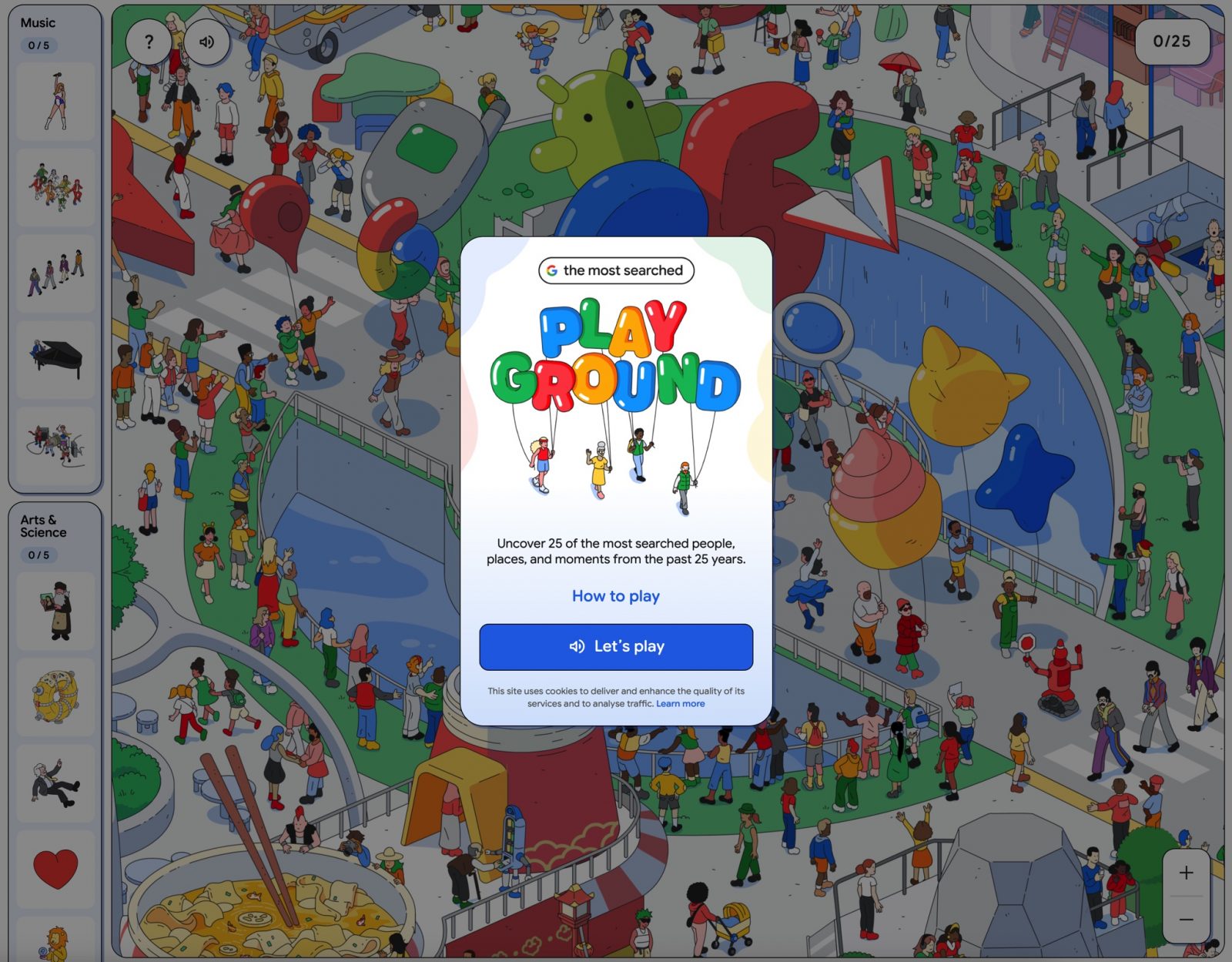 Google ra mắt The Most Searched Playground, sân chơi ảo tương tác chứa ...