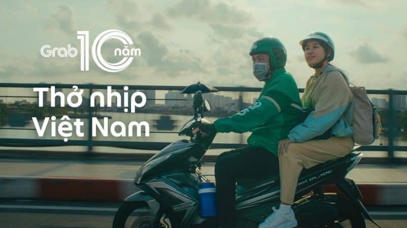 Chiến dịch quảng cáo Grab 10 năm Thở nhịp Việt Nam • RGB
