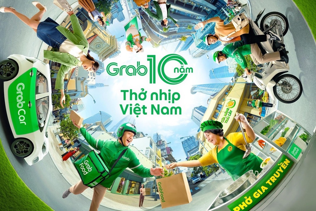 Chiến dịch quảng cáo Grab 10 năm Thở nhịp Việt Nam • RGB