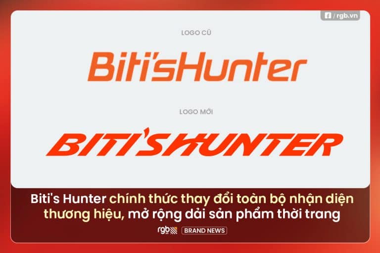 Chiến dịch rebranding của Biti's Hunter - "Bước tới" làm mới toàn bộ nhận diện thương hiệu • RGB