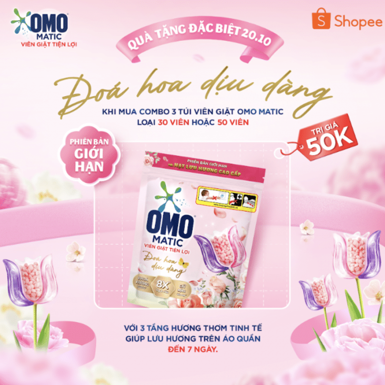 Phân tích chiến dịch truyền thông của OMO dịp 20/10: giải mã bài toán chọn quà, “win in social ...