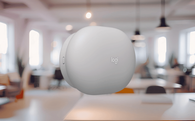 Thiết bị phát hiện nhân sự "trốn khỏi phòng làm việc" - Logitech Spot • RGB