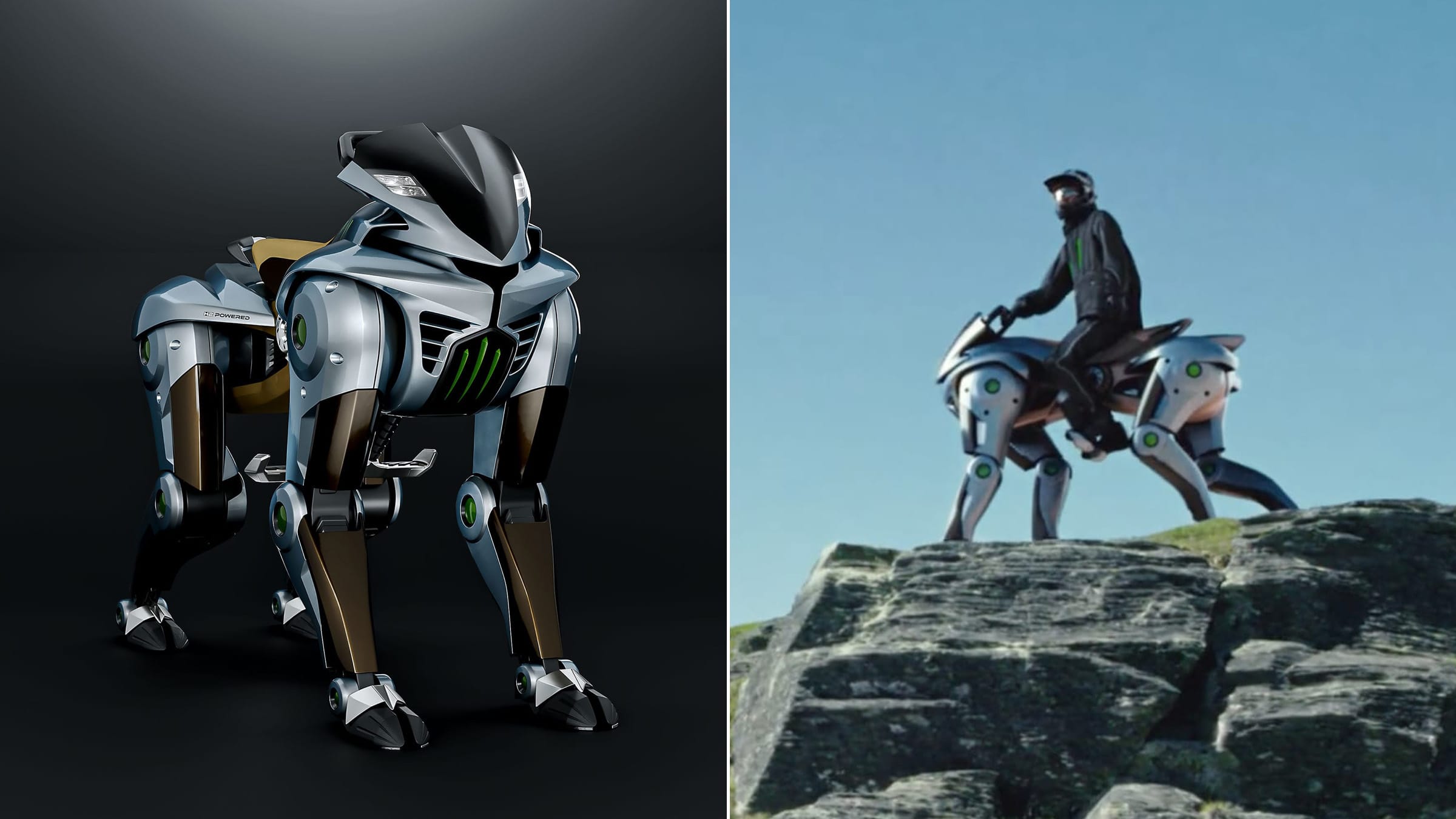 CORLEO - concept robot 4 chân như báo đốm cho người lái trong phim viễn ...