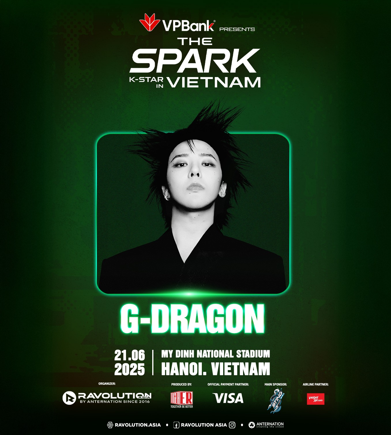 Chính thức: G-Dragon sẽ đến Việt Nam biểu diễn tại đại nhạc hội VPBank ...